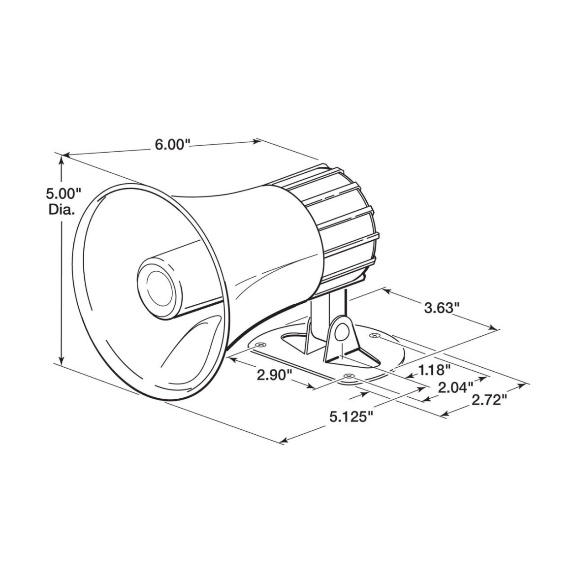 Honeywell Home 719 Self-Contained Dual-Tone 15W Electronic Siren ...