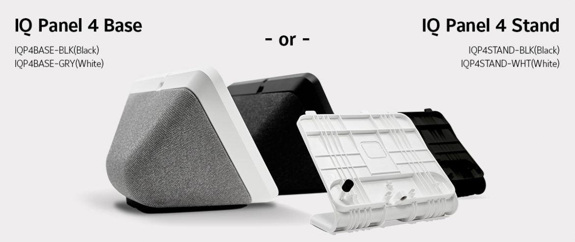 Qolsys IQP4STAND-BLK IQ Panel 4 Table Stand- Black - Advanced Security LLC